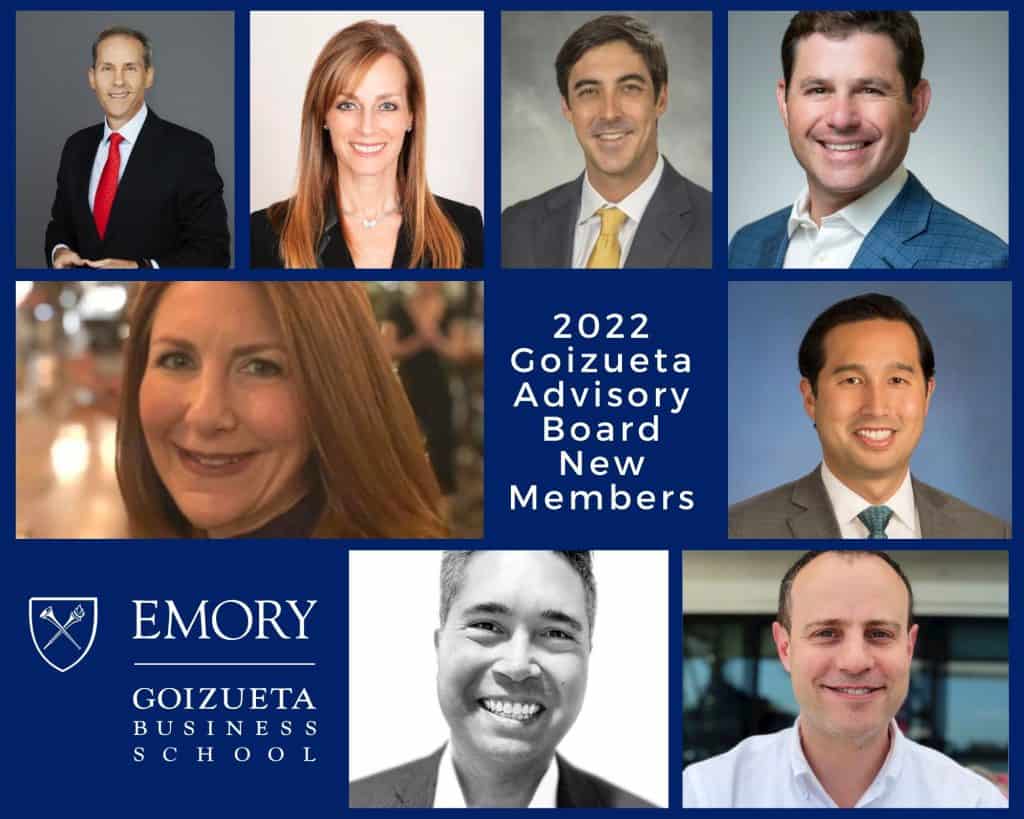 Goizueta Advisory Board Adds Eight New Talented Leaders - EmoryBusiness.com